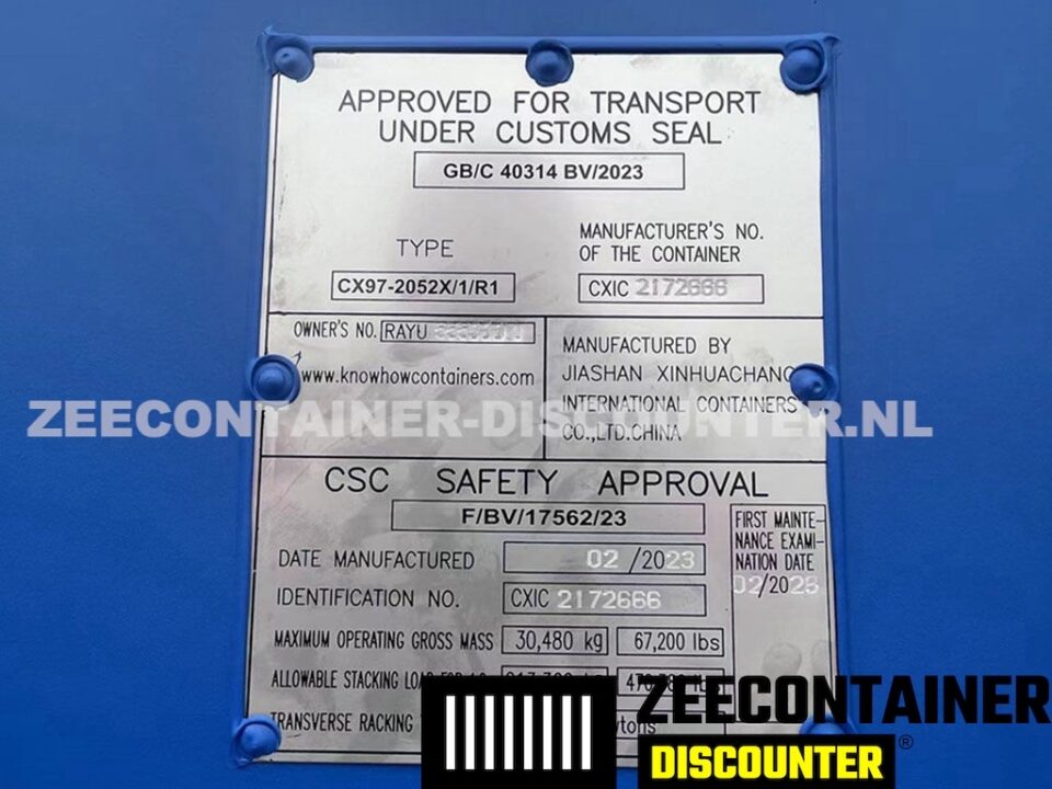 20ft stalen vloer zeecontainer Nieuw - zeecontainer-discounter.nl