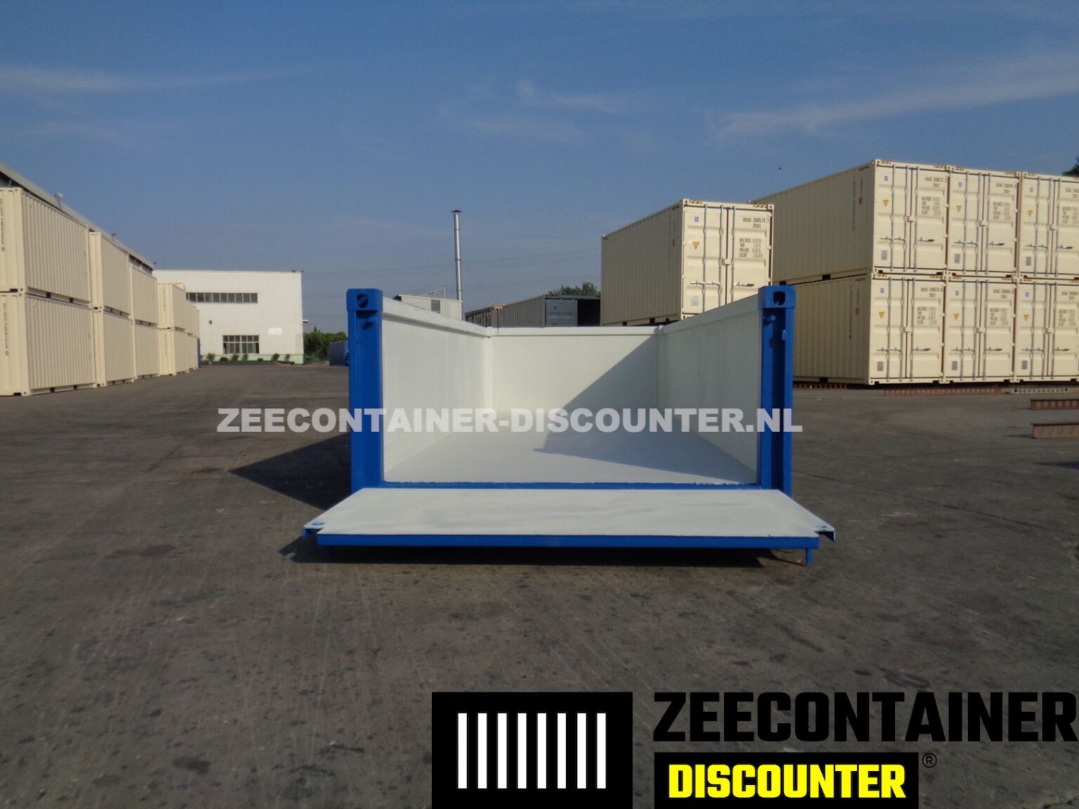 20ft half-hoge open top zeecontainer nieuw - zeecontainer-discounter.nl